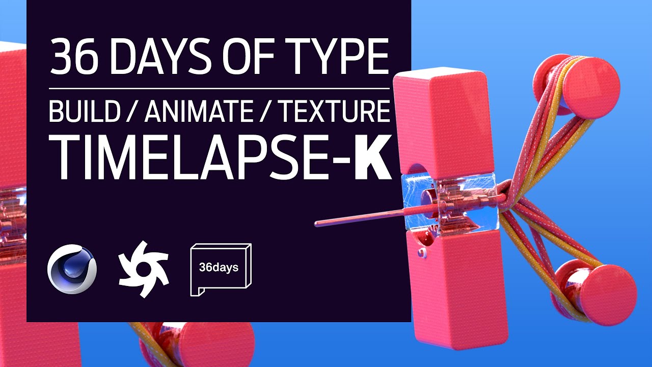 Knotting the 'K': Rope Dynamics Cinema 4D Workflow for 36 Days of Type ...