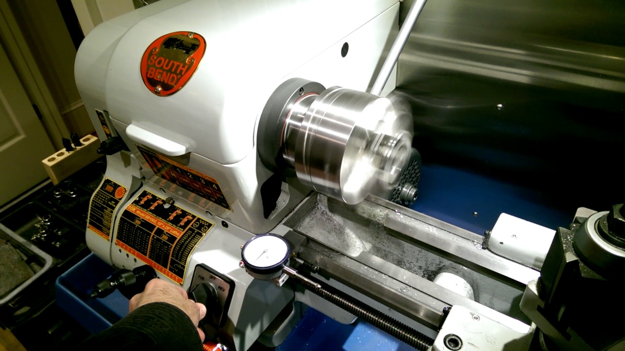 Lathe DC motor at speed - YouTube