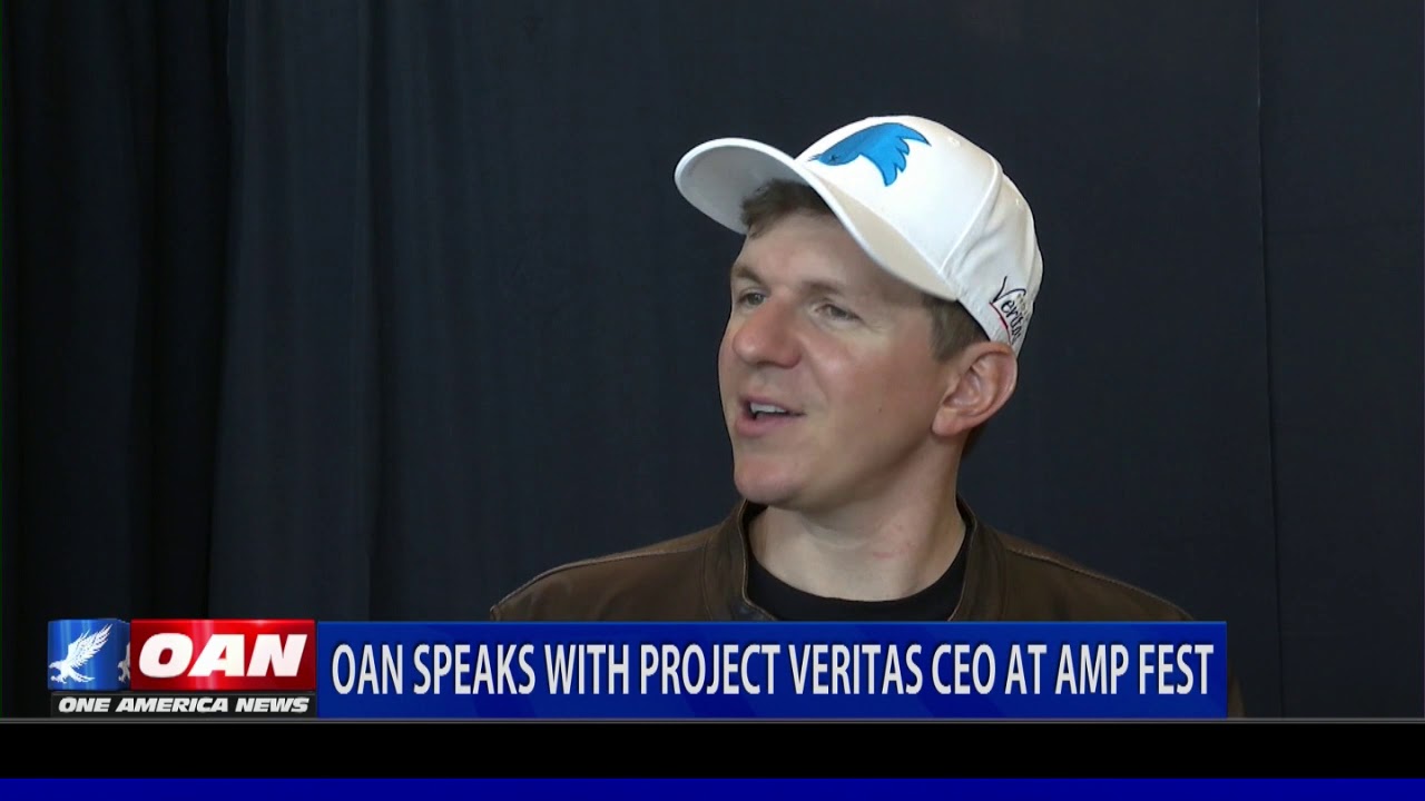 OAN speaks with Project Veritas CEO at AMP Fest - YouTube
