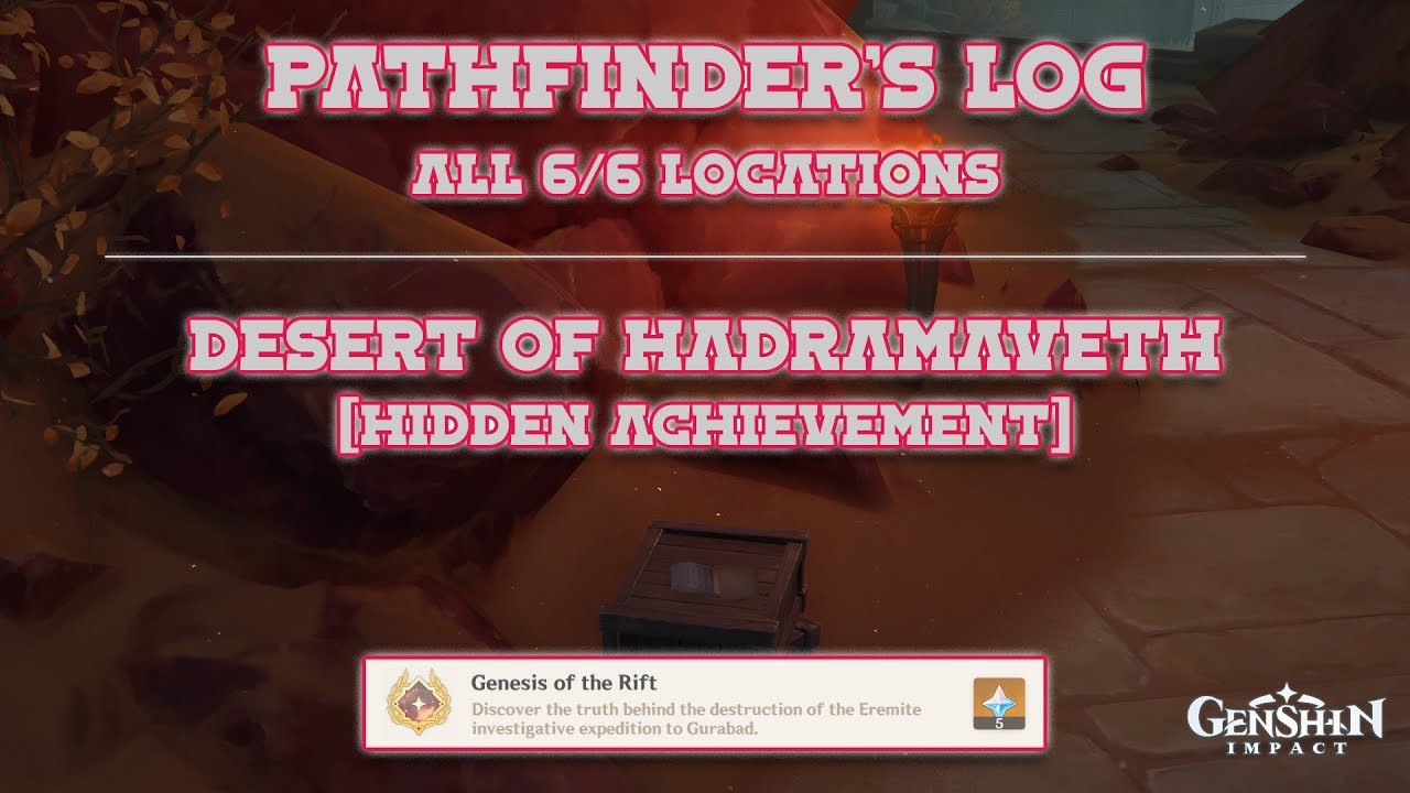 All 6/6 Locations of Pathfinder's Log | Genesis of the Rift Hidden ...