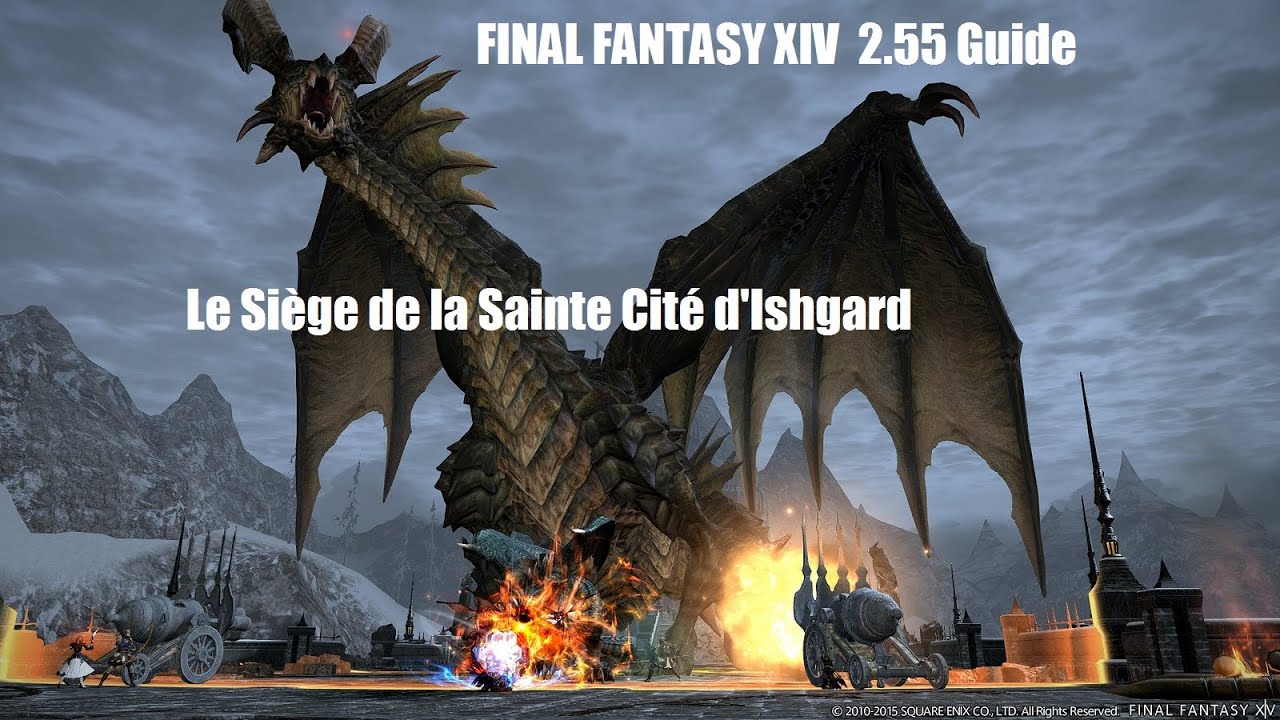 [FFXIV ARR] 2.55 Ishgard Vishap fight guide - YouTube