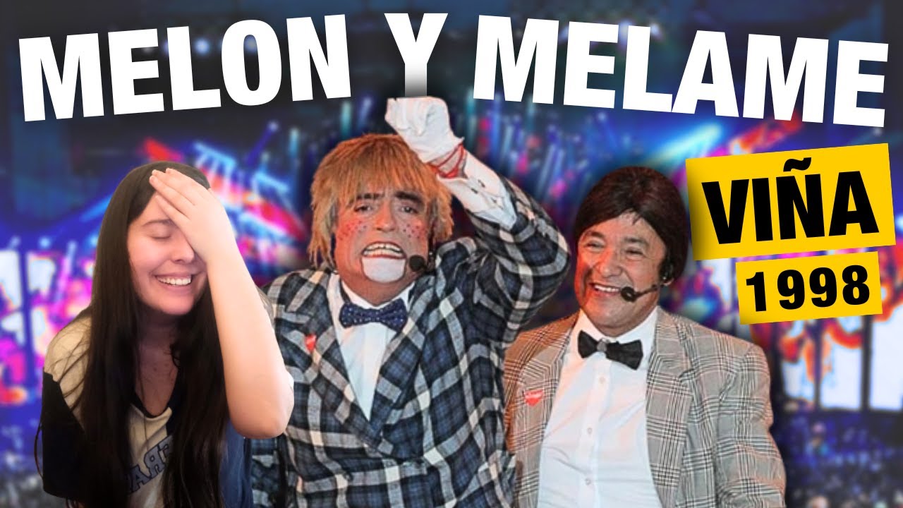 GEMMA TEBAR REACCIONA a MELON Y MELAME en el FESTIVAL de VIÑA 1998 ...