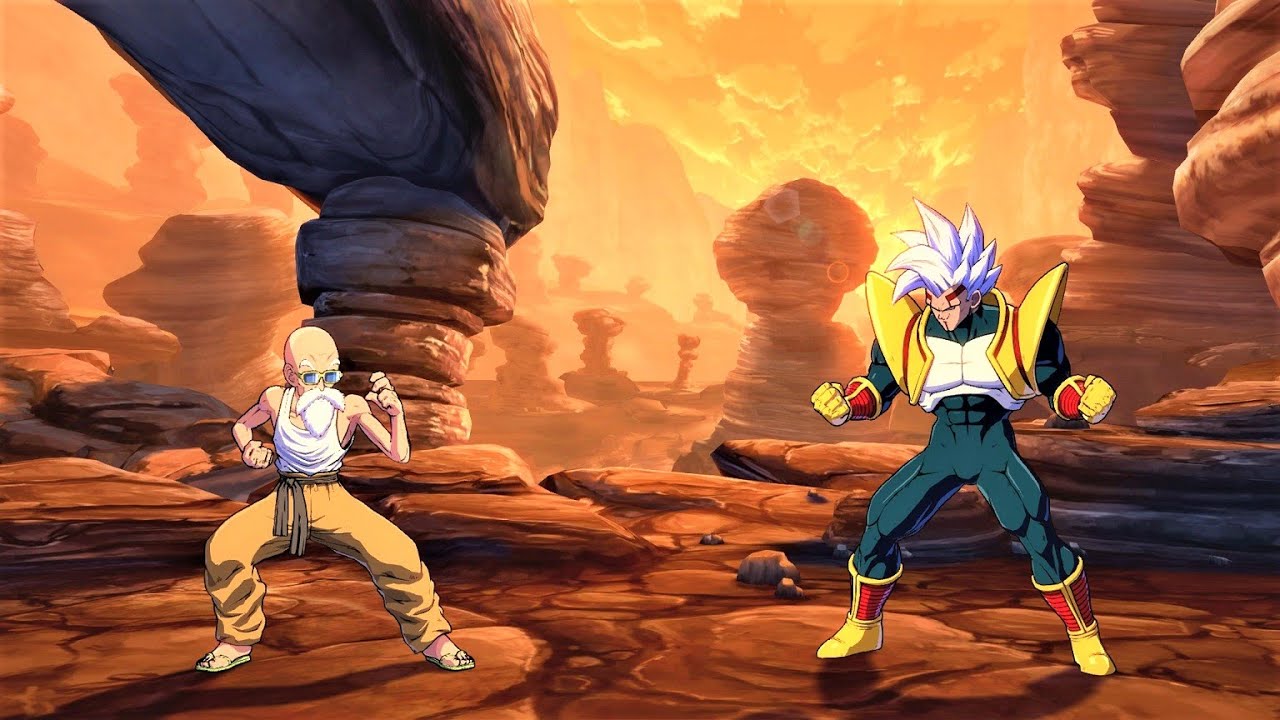 I know Master Roshi has no chance in this fight but I have to do it...