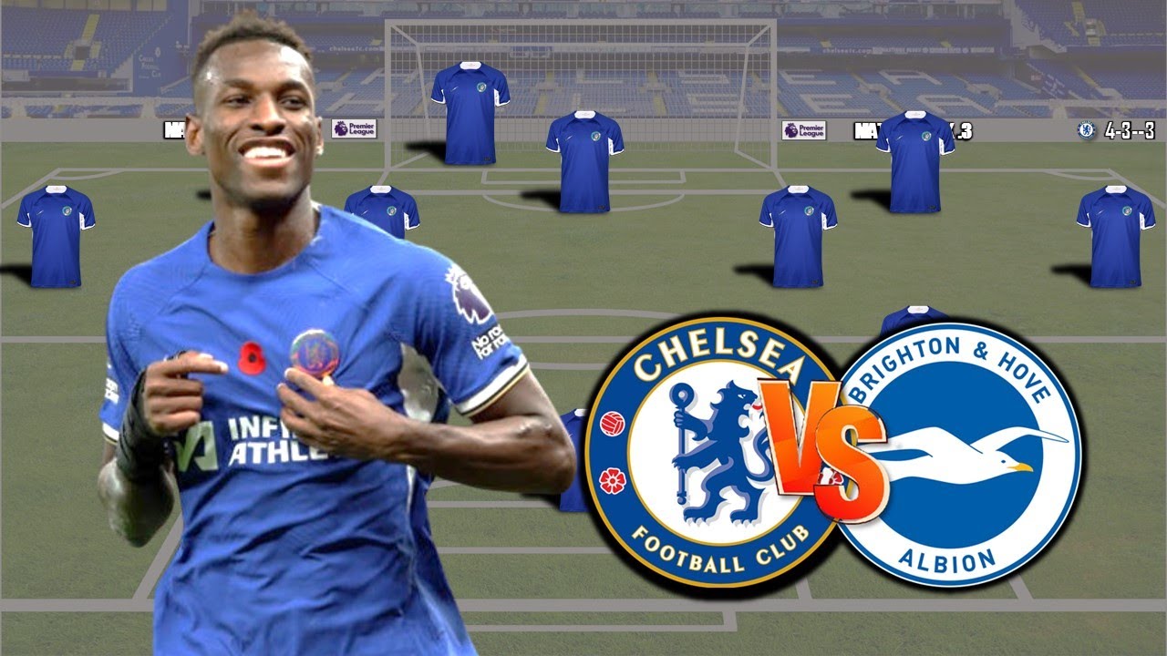 TODAY MATCH CHELSEA PREDICTION LINEUP PREMIER LEAGUE 2023 MATCH WEEK 14 ...