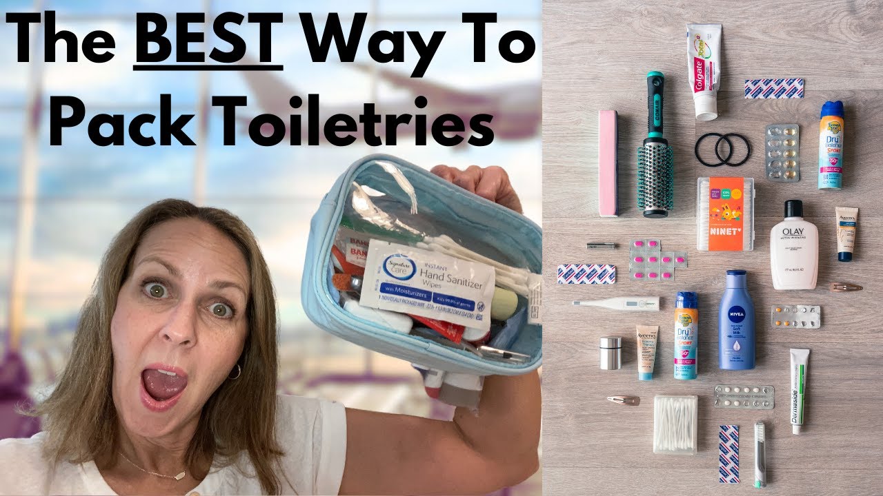 How to Pack All Your Toiletries for Carry-On Only Travel! - YouTube