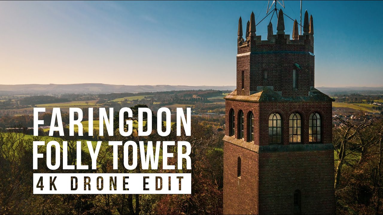 4K Drone footage of Faringdon Folly Tower in Oxfordshire - YouTube