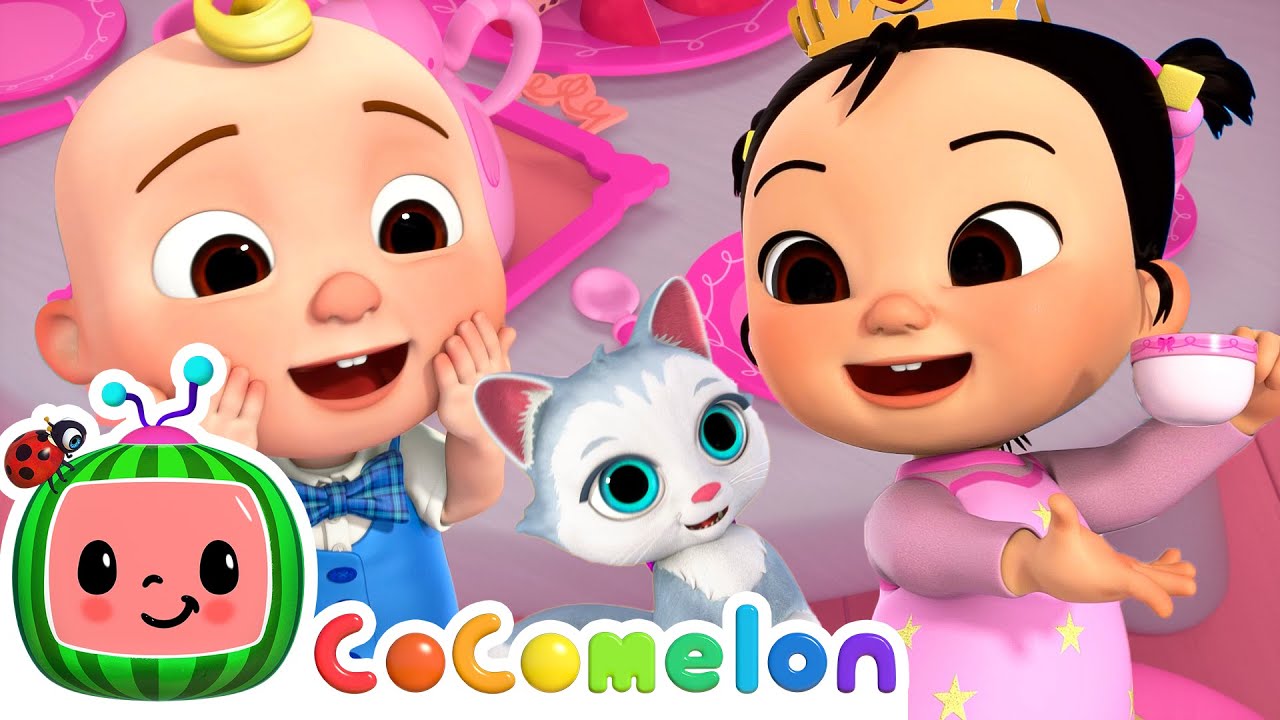 Cece's Pretty Pink Tea Party | This is the Way | CoComelon Kids Songs ...