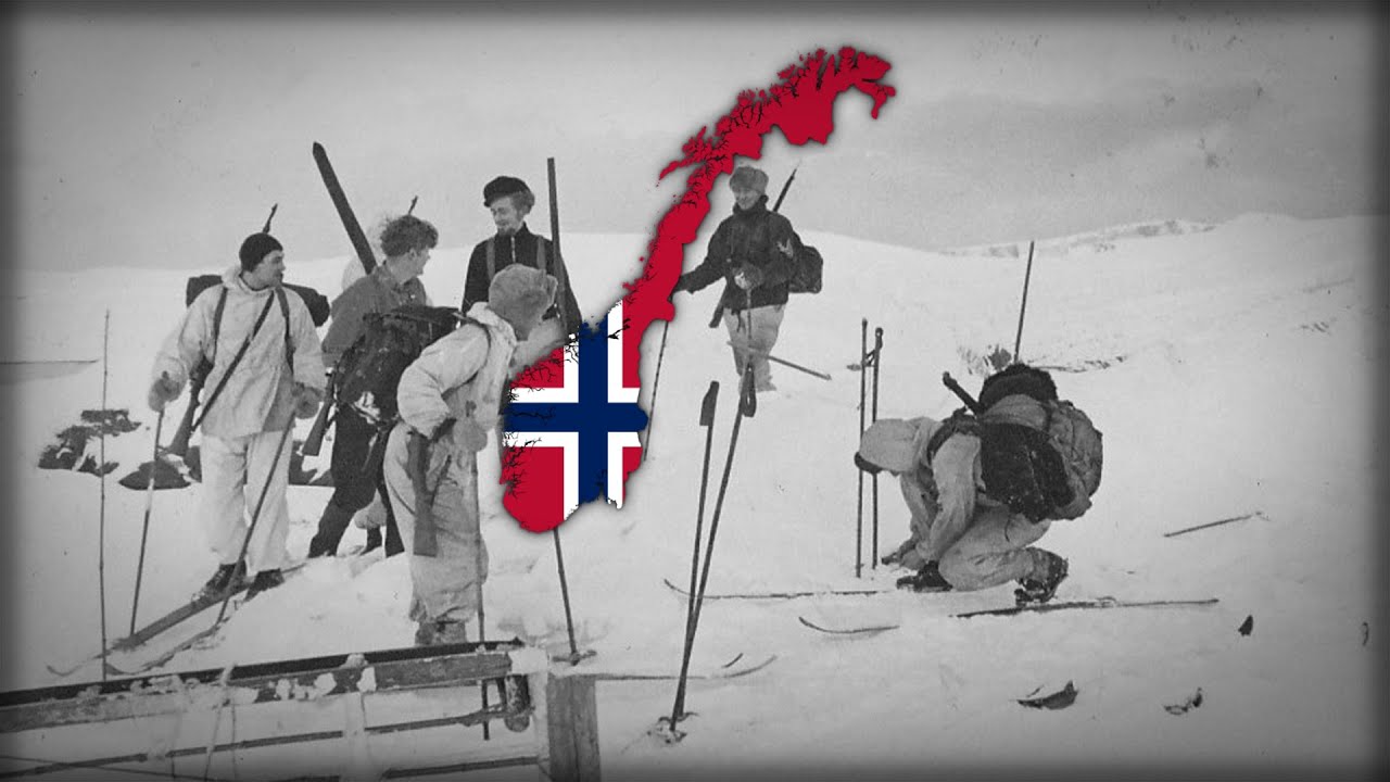 "Dra Til Skogs" - Norwegian Resistance Song - YouTube