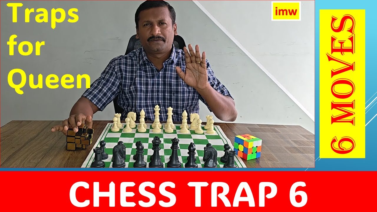 Queen Captured in 6 Moves! | Gambit | Queen Trap | Trap 6 | imw - YouTube