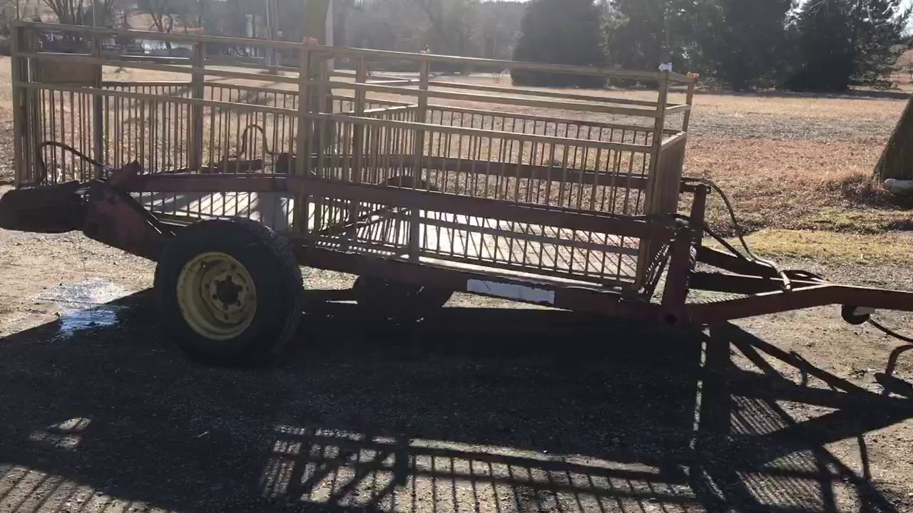 FU8321 Hydraulic Hog Cart selling on BigIron 2-12-2020 - YouTube