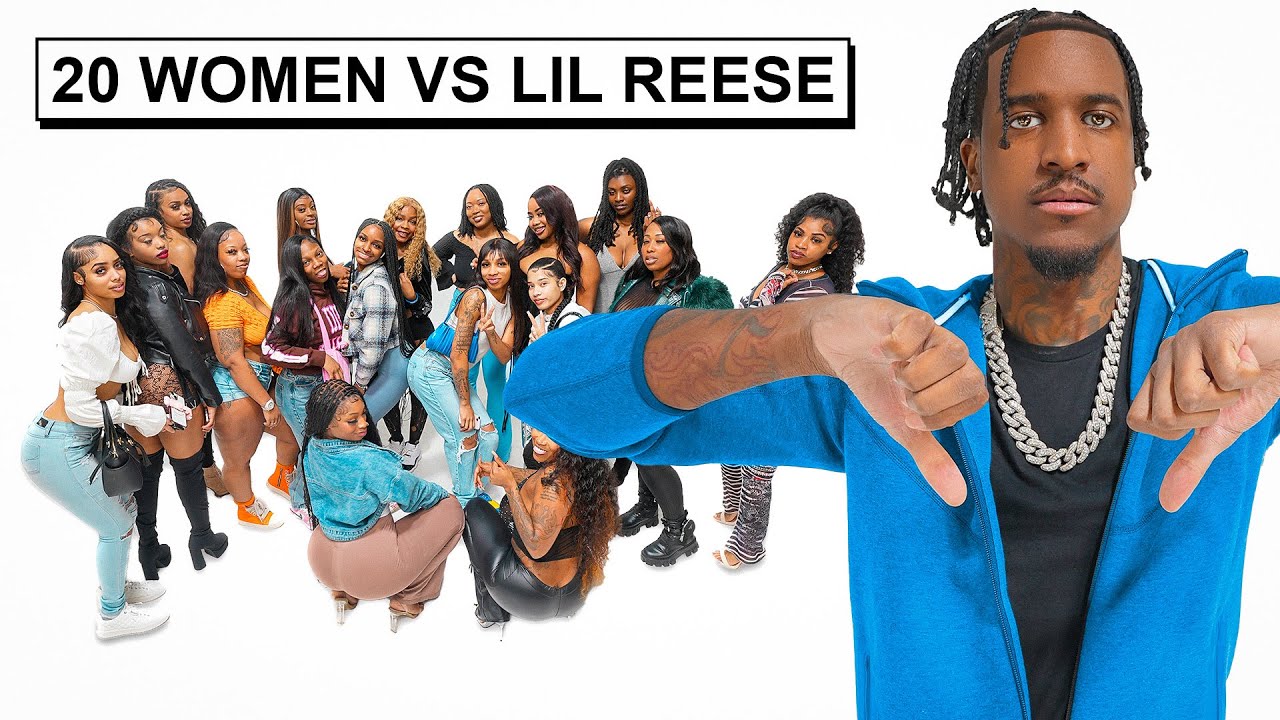 20 WOMEN VS 1 RAPPER: LIL REESE - YouTube