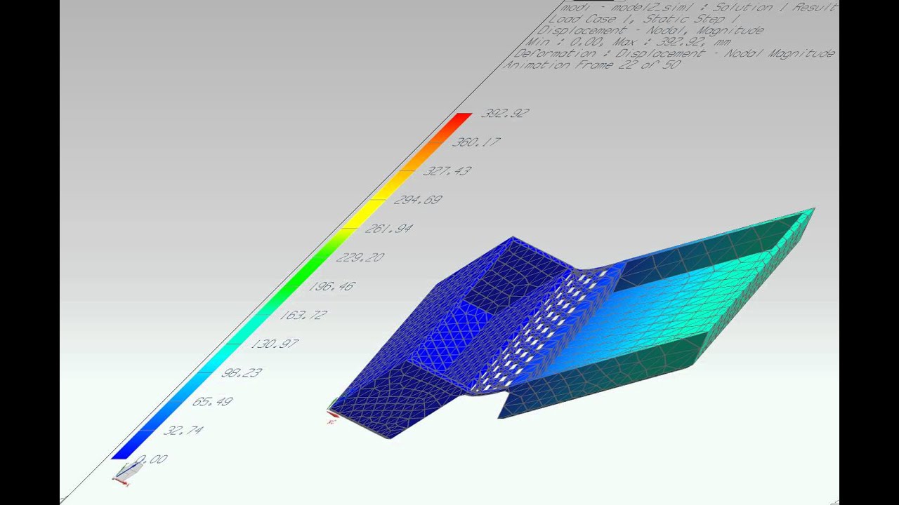 NX 7.5 Advance Simulation - NX Nastran - Displacement Analysis - M2 ...