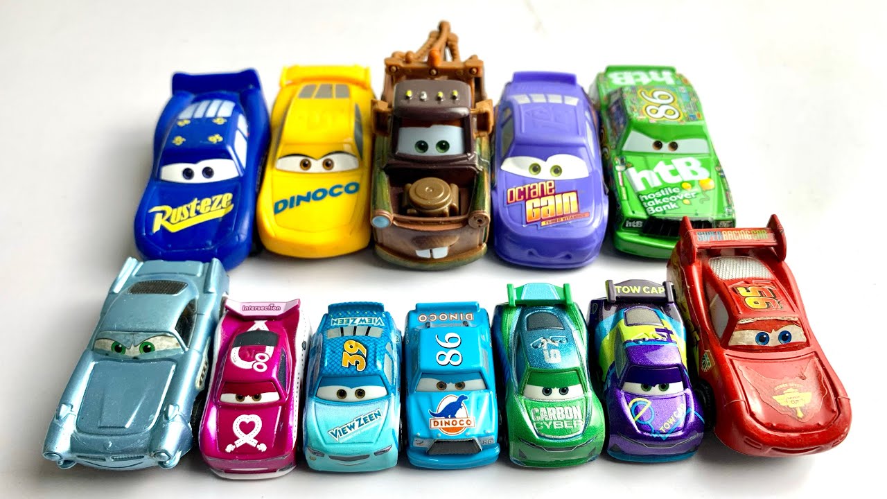 Disney Pixar Cars Review | Lightning McQueen and friends | Box Cars ...
