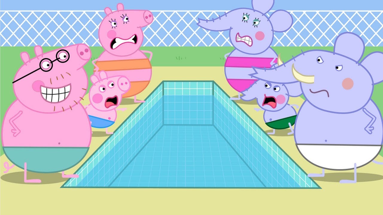 George Pig vs Edmond Elephant Families?! | Peppa Pig Funny Animation ...