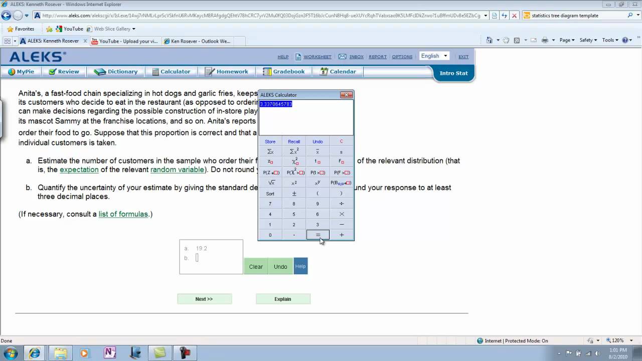 Binomial Problems - mean and standard deviation - raw.mp4 - YouTube