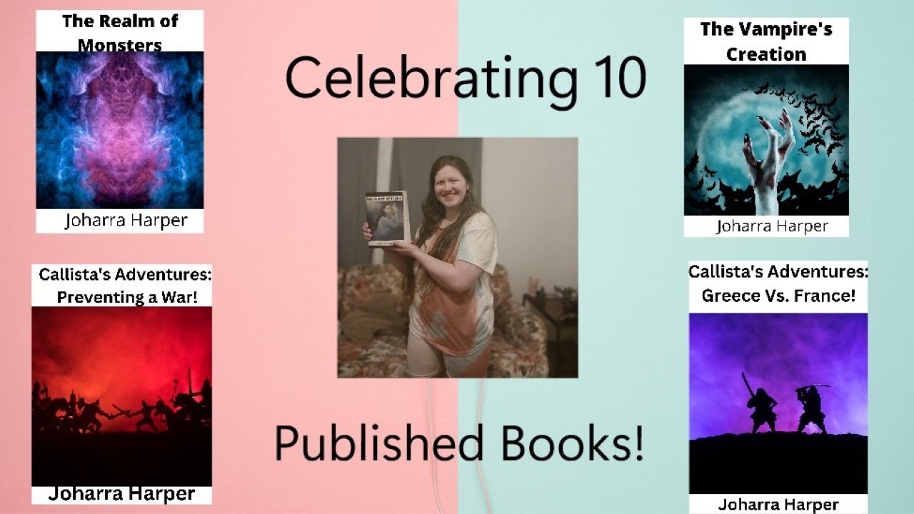 Celebrating 10 Published Books! - YouTube