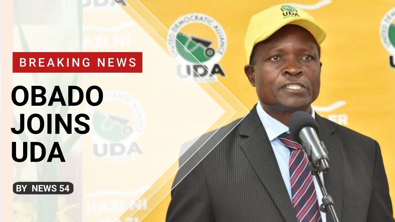 Former Migori Governor Okoth Obado Joins UDA Party| News54 - YouTube