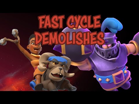 SURPRISINGLY Fast Cycle Deck CRUSHES Defenses - YouTube