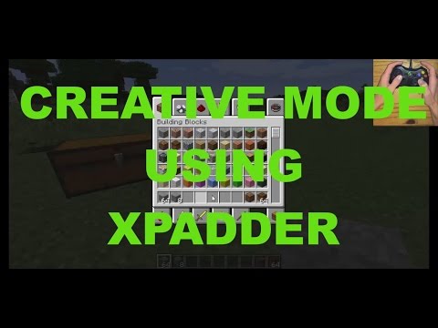 How To Use Xpadder With Minecraft - Creative Mode - YouTube