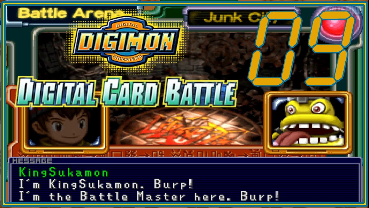 Digimon Digital Card Battle #09 - Junk City Arena [KingSukamon Battle ...