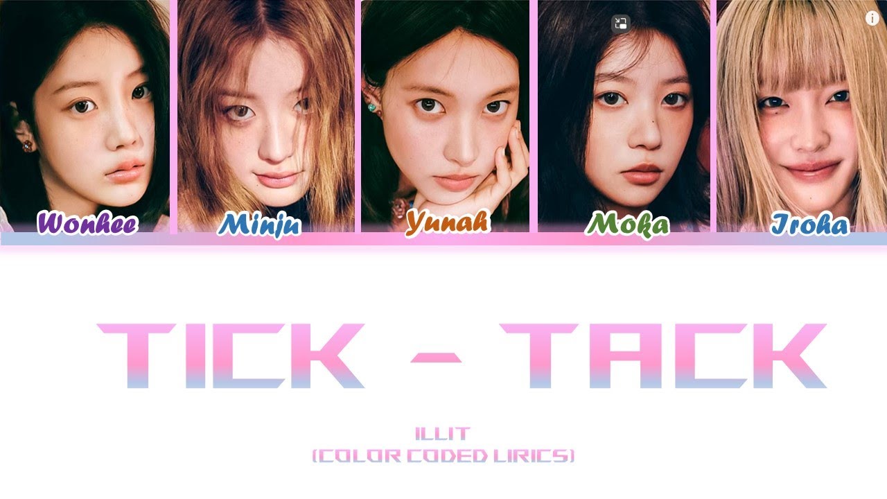 illit - tick tack (Color Coded Lyrics) - YouTube
