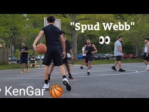 4v4 Basketball with "Spud Webb" 🔥🏀 - YouTube
