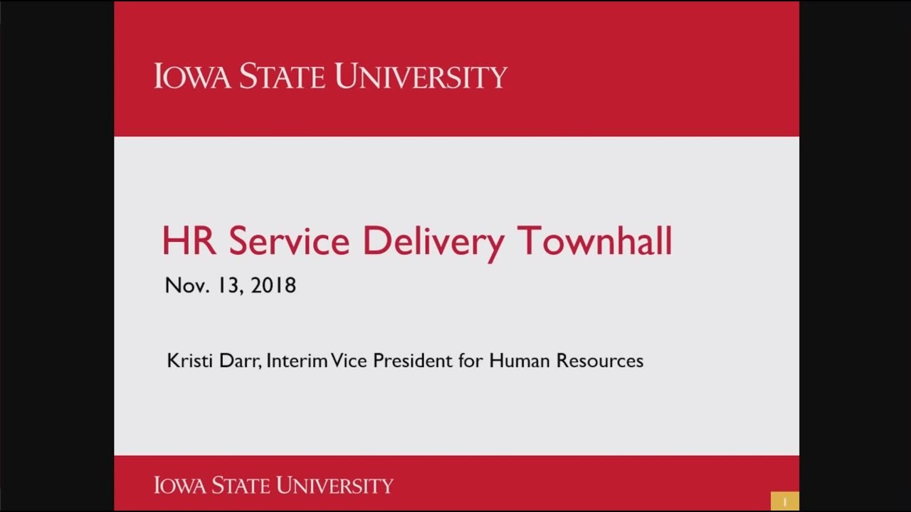 Improved Service Delivery Town Hall Meeting - HR - YouTube