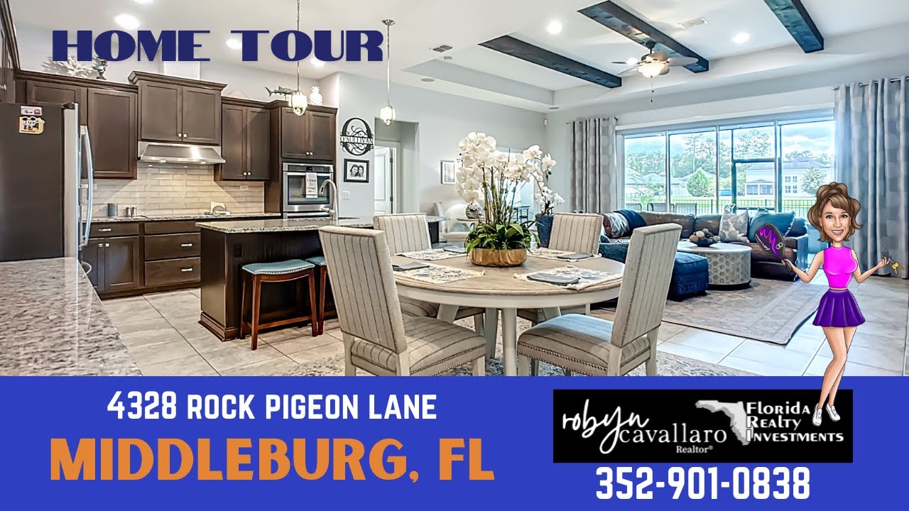 HOME TOUR Near NAS JAX | 4328 Rock Pigeon Lane Middleburg FL | Robyn ...