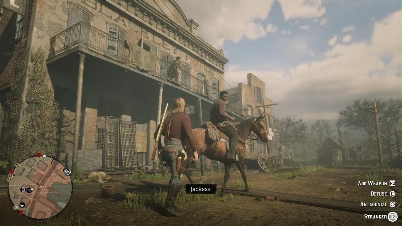RdR2 can the people of van horn learn manners in under 20 min? - YouTube