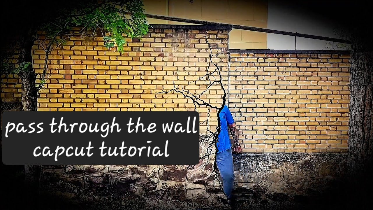 how to enter into a cracked wall - capcut tutorial - YouTube