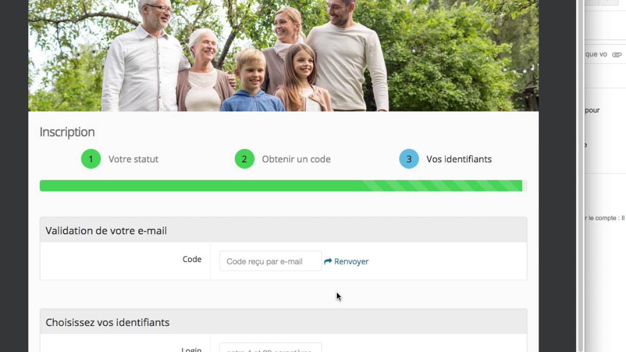 1. Tutoriel : Procédure d'inscription - YouTube