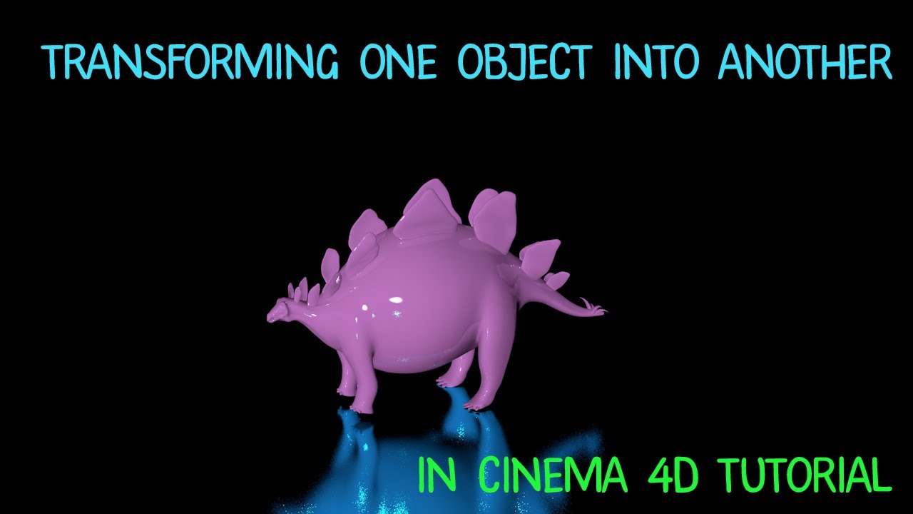 Transforming one object into another in Cinema 4D tutorial - YouTube