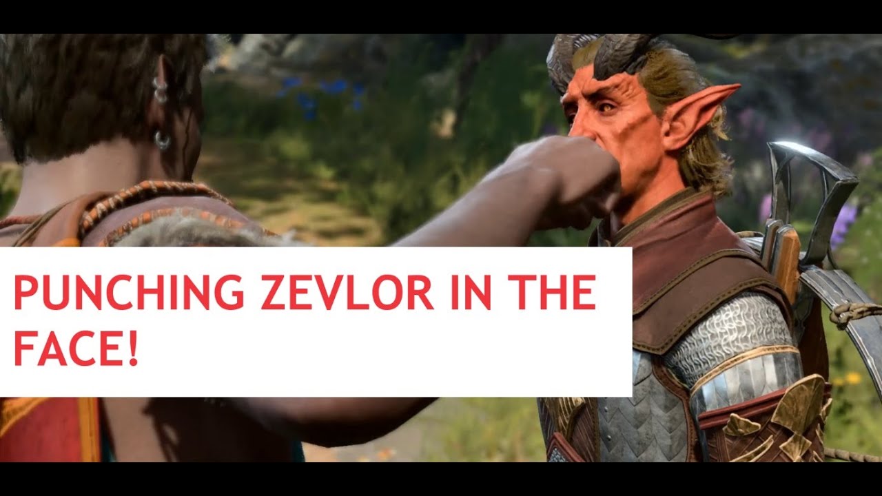 Baldurs Gate 3 | Punching Zevlor the idiot! - YouTube