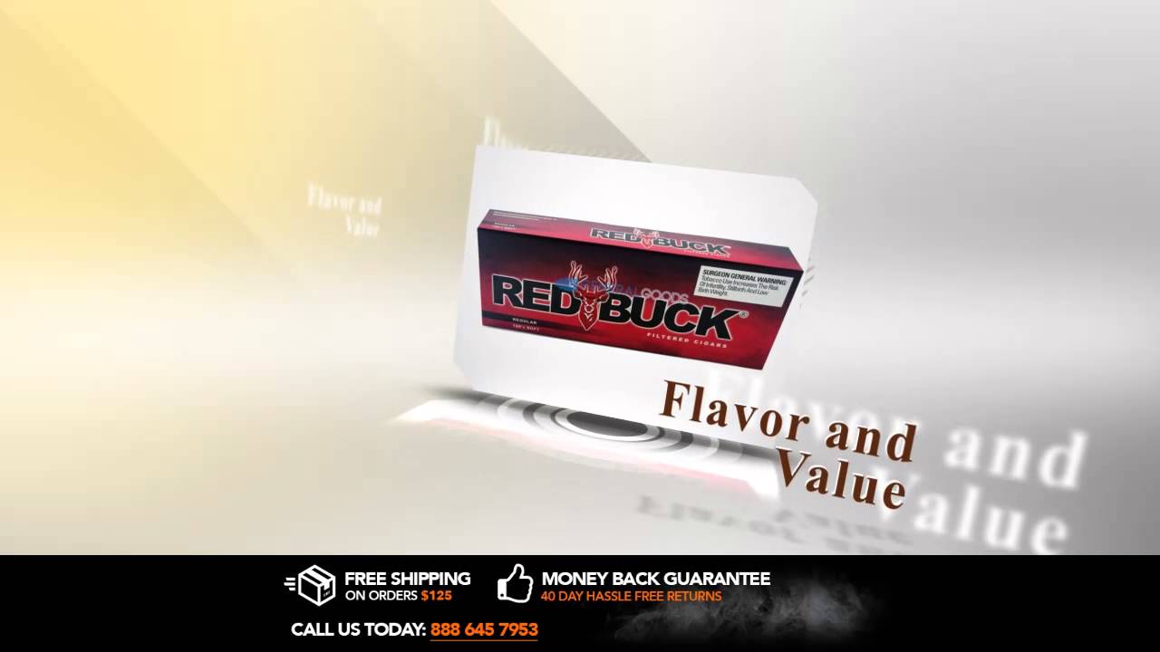Buy Cheap Red Buck Filtered Cigars online - YouTube