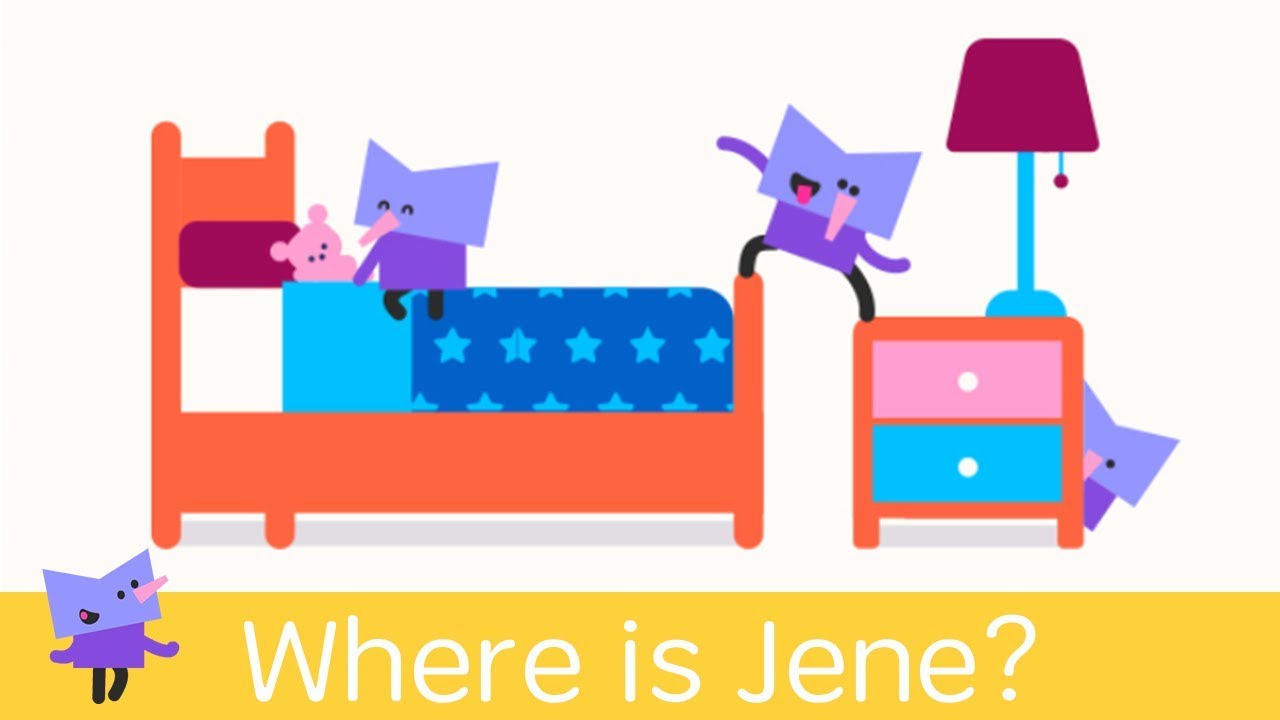 Where is Jane? Help us find her! – learn prepositions with Kokoro Kids ...