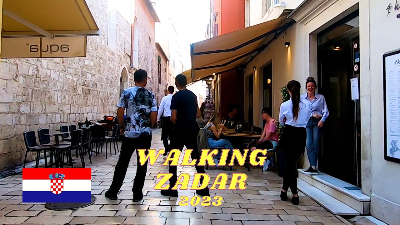 Step by Step Zadar CROATIA - A Journey on Foot - 4K Zadar 2023 - YouTube