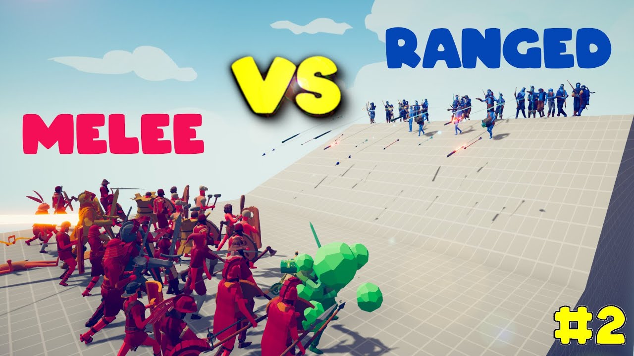 MELEE TEAM vs RANGED TEAM #2 | TABS - Totally Accurate Battle Simulator ...