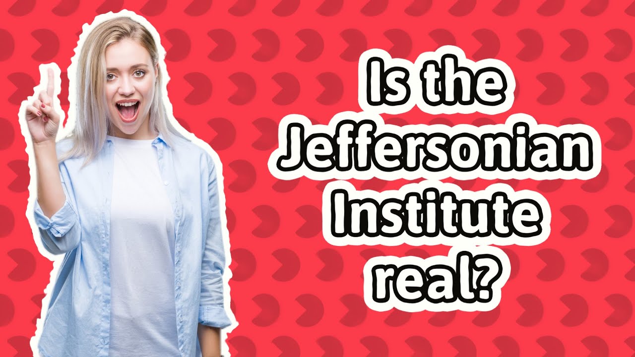 Is the Jeffersonian Institute real? - YouTube