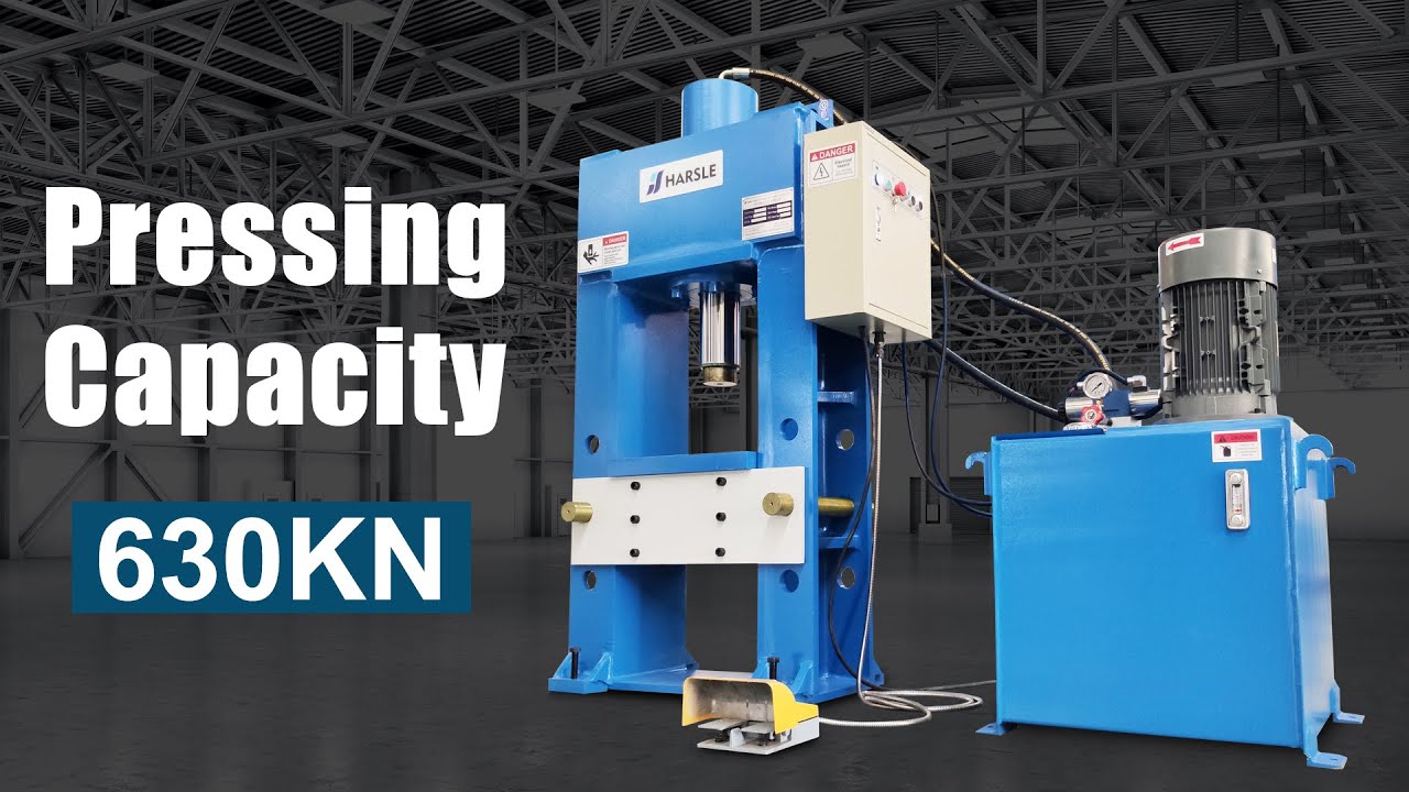 YL-63T hydraulic shop press machine | Fast speed hydraulic press - YouTube