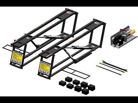Quickjack setup and run test. lifting Toyota Corolla - YouTube