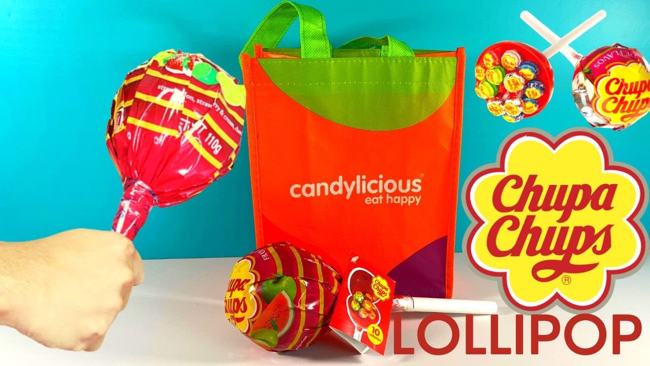 CHUPA CHUPS MEGA LOLLIPOP UNBOXING AND REVIEW - YouTube