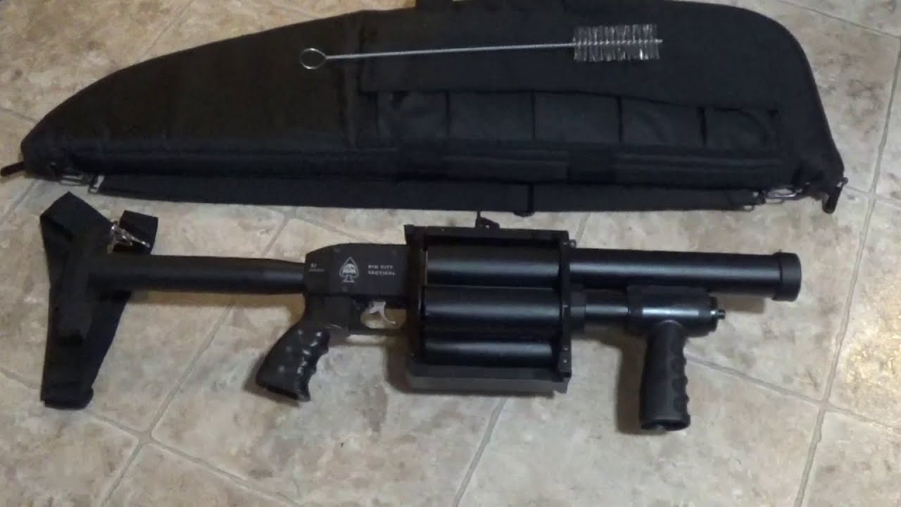 Rapid Fire 6 Shot 37mm Launcher!! - YouTube