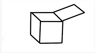 3d Open Box Drawing