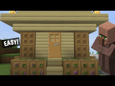 simple and beautiful villager house| How to make small easy and ...