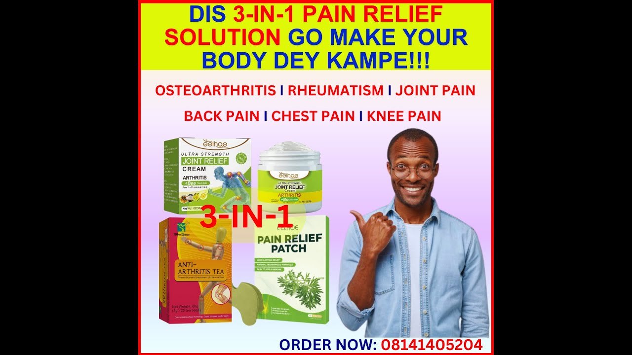 Discover Fast, Natural Pain Relief with Our 3-in-1 Solution! - YouTube