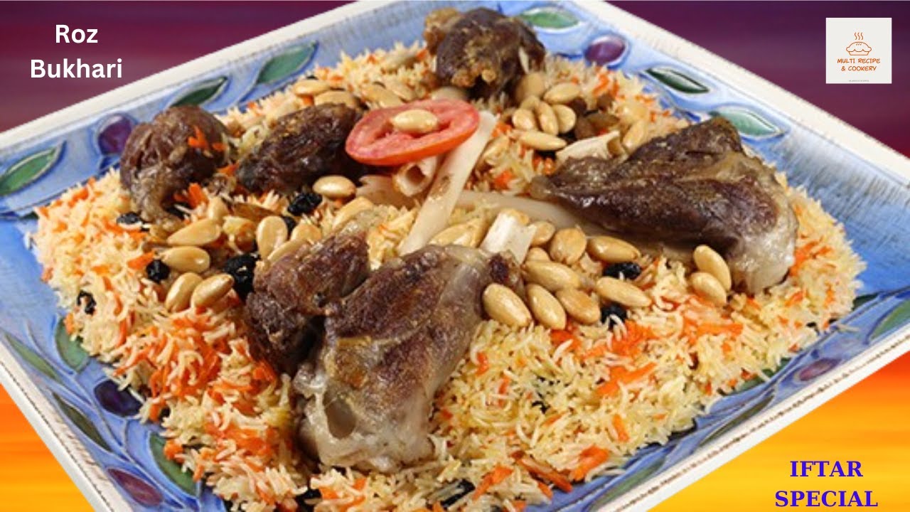Homemade Roz Bukhari with Peanut Sprinkle - Iftar and Ramadan Special ...