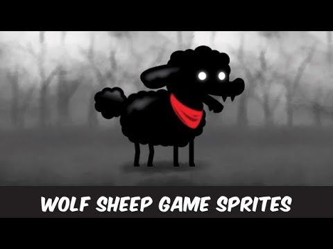 Wolf Sheep Game Asset Sprites, an Illustration by Heavtryq Design ...