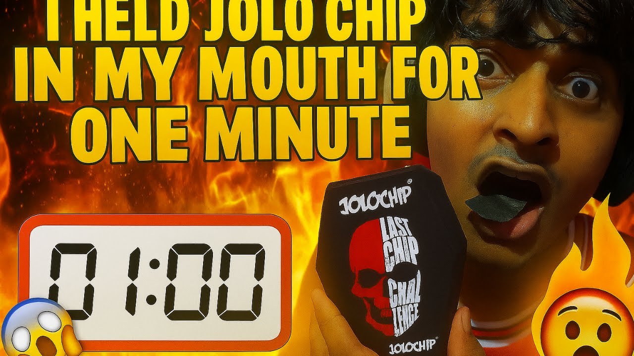 I HELD ZOLO CHIP IN MY MOUTH FOR ONE MINUTE #challenge - YouTube