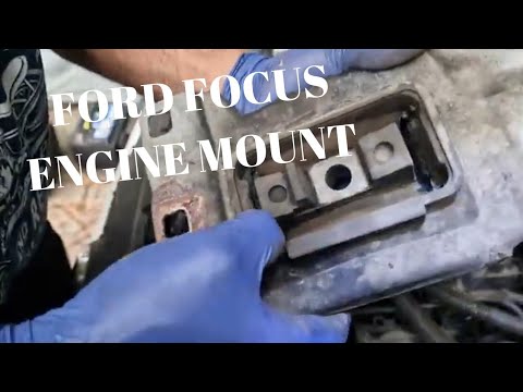 Ford Focus engine mount Replacement - YouTube