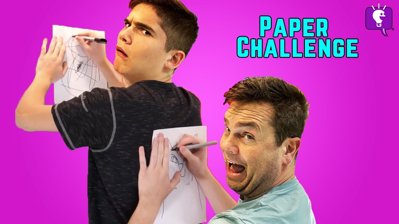 WHAT R U Drawing on My Back?! Guessing Game Challenge by HobbyFamily ...